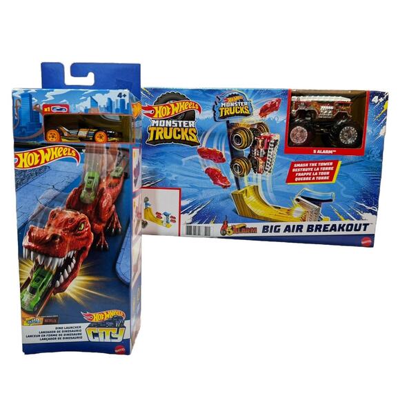 Hot Wheels | Toys | Hot Wheels Monster Truck City Lot Of 2 Big Air ...